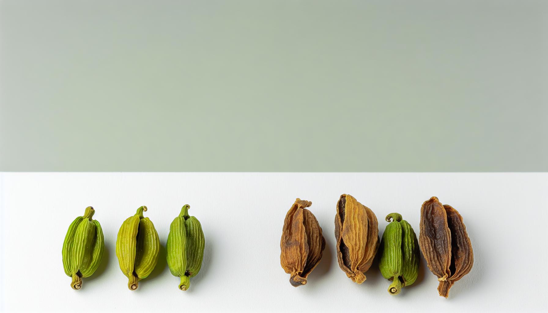 Cardamomo verde vs seco: diferencias, calidad y usos